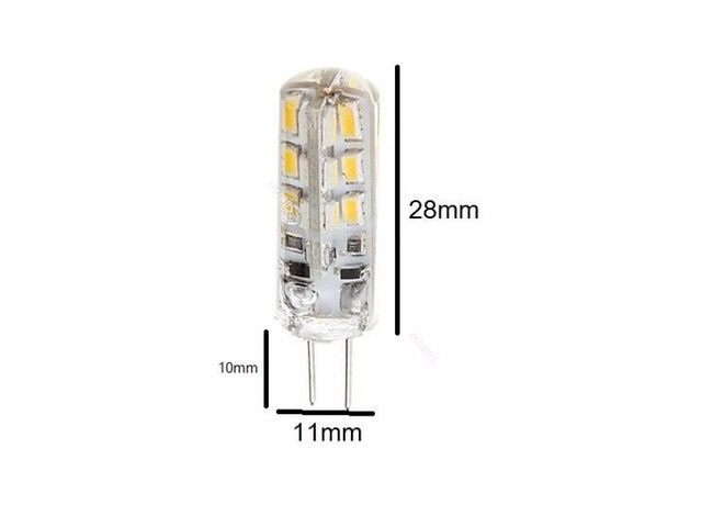Ampoule LED G4 2W 12V SMD2835 24LED 360° - Blanc Neutre 4000K - 5500K ...