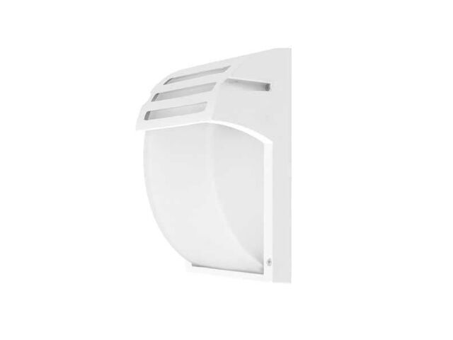 Applique Murale Blanche LED IP44 pour ampoule E27 | Contact Silumen