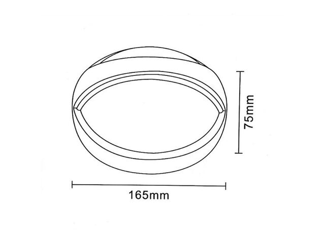 Applique Murale LED 15W Blanche Ronde | Contact Silumen