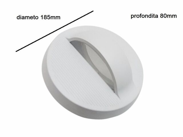 Applique Murale LED 7W IP44 Ronde BLANC | Contact Silumen