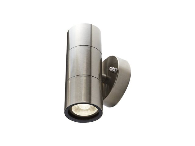 Applique Murale LED IP44 Double Faisceau GU10 - Blanc | Contact Silumen