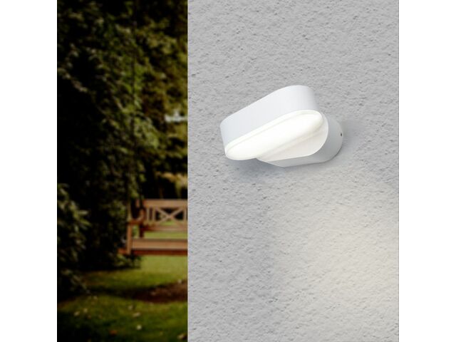 Applique Murale LED IP54 Orientable Ovale - Blanc Chaud 2300K - 3500K ...