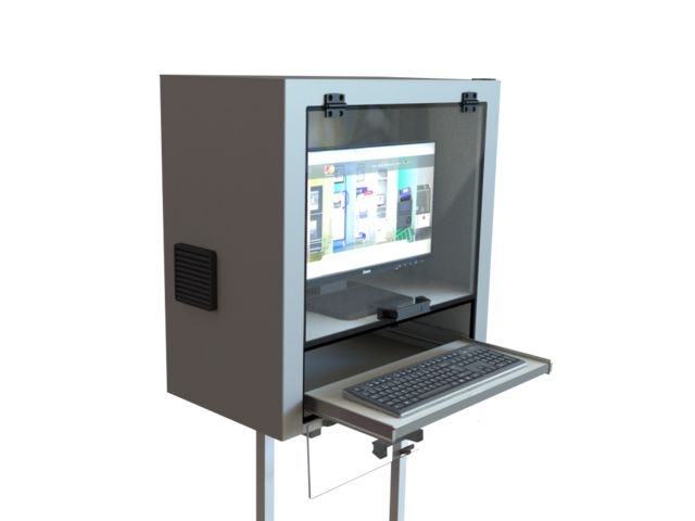 Armoire de protection industrielle pour écran - CPI | Contact LM ...