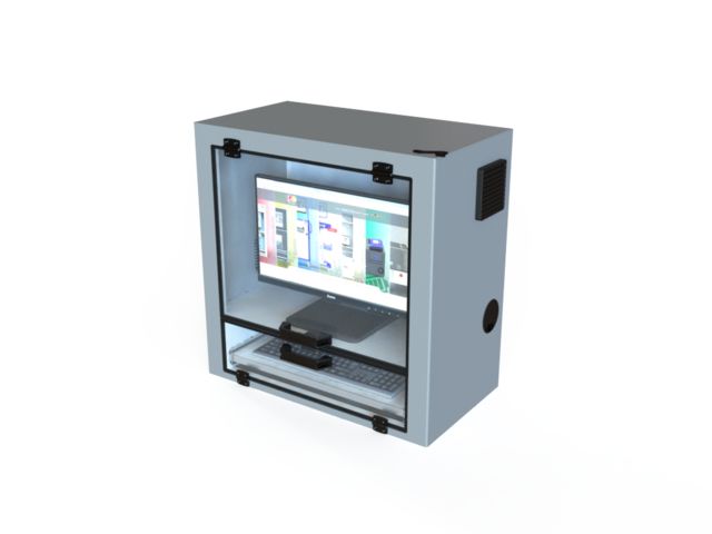 Armoire de protection industrielle pour écran - CPI | Contact LM ...