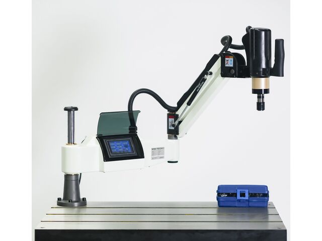 Bras de taraudage électrique M10 à M36 écran tactile PLC servo 1,2 kW ...
