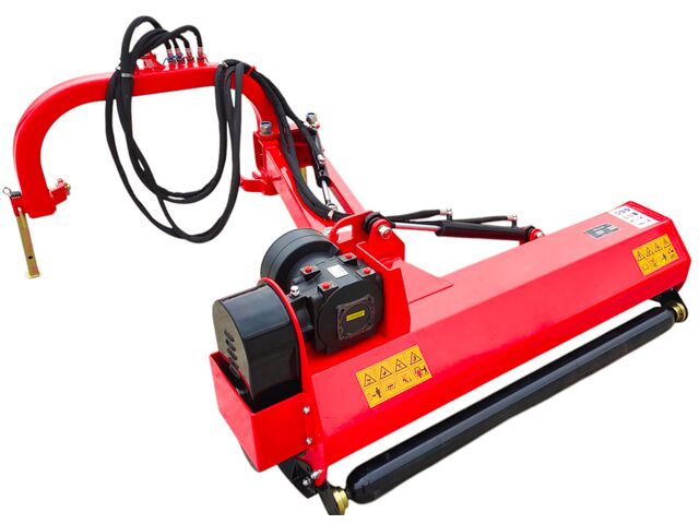 Broyeur d'accotement latéral avec déport hydraulique 125 cm - Cardan et ...