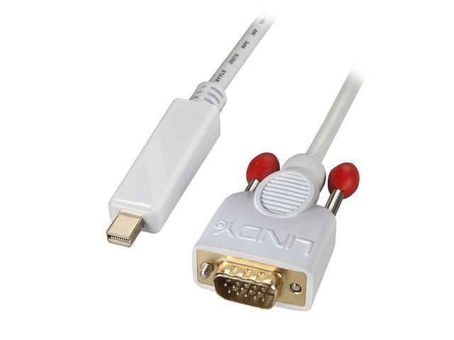 Câble Mini DisplayPort vers VGA, 1m | Contact LINDY FRANCE