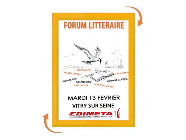 Cadre Clic-Clac A5 JAUNE | Contact EDIMETA - Présentoirs et PLV pour ...