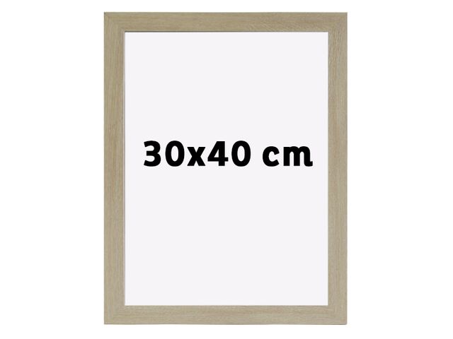 Cadres Bois 30x40 cm Profilé 3 cm aspect Chêne | Contact EDIMETA ...