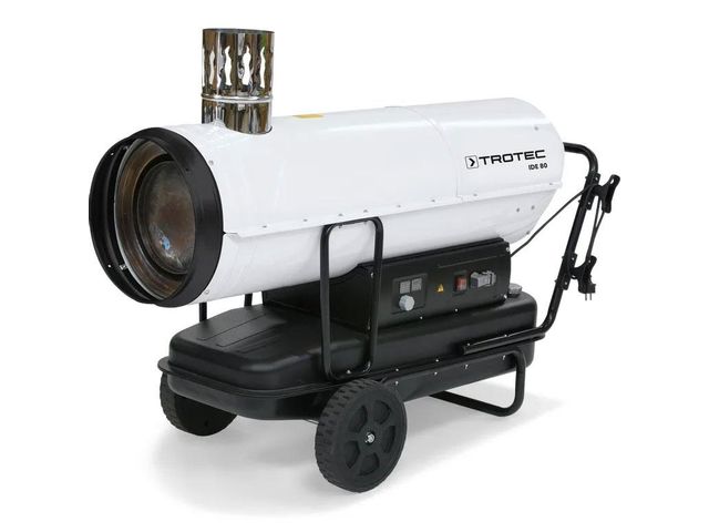 Canon à air chaud mobile au fioul sur chariot IDE 80 - Ø 400 mm ...