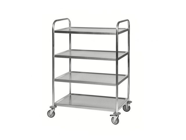Chariot inox 4 plateaux | Contact Axess Industries