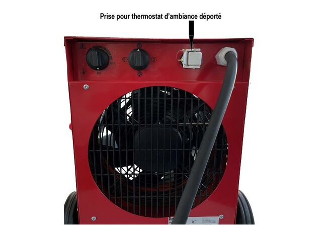 Chauffage gainable électrique 18kW sur roues à air pulsé MG18 - INELCO ...