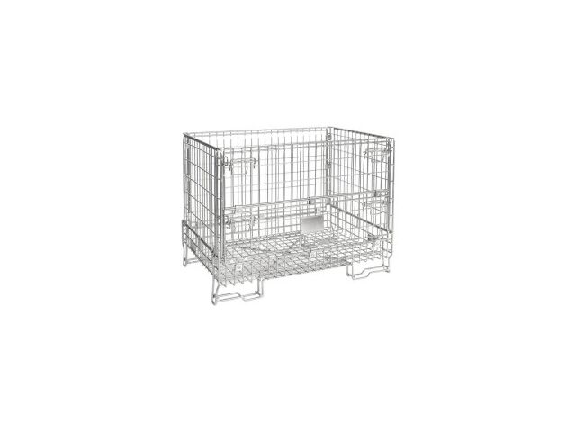 Conteneur grillagé industrie - Rackable 0.65 m3 | Contact NORMEQUIP