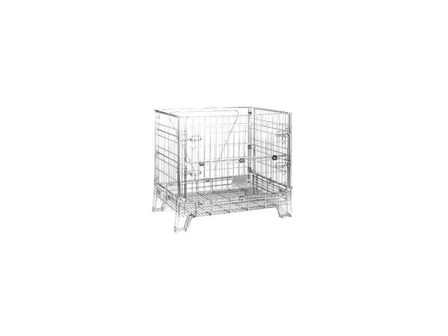 Conteneur grillagé - Standard 0.71 m3 | Contact NORMEQUIP