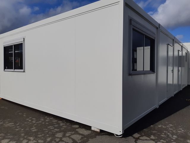 Ensemble préfabriqué bureau/sanitaire/réfectoire | Contact DELTAMOD