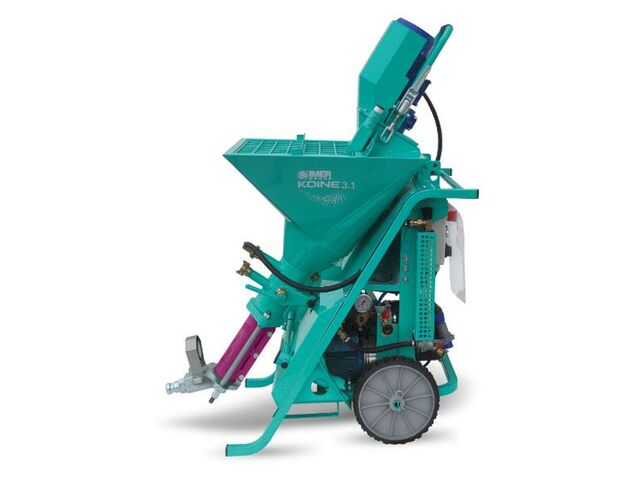 Machine à projeter monophasé 3,4 kW KOINE 3.1 - Capacité 75 litres - IMER | Contact PROTOUMAT