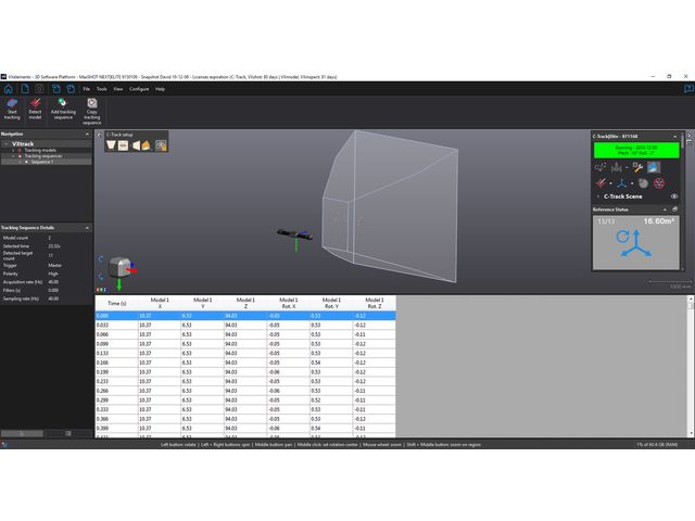 Module logiciel de suivi dynamique : VXtrack | Contact AMETEK SAS ...