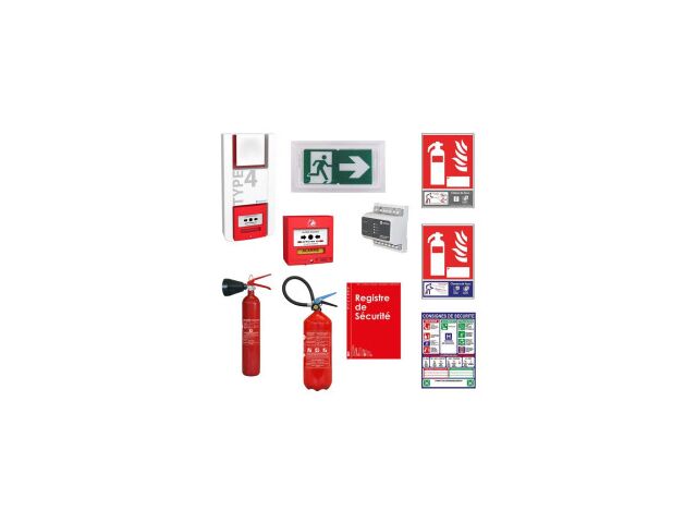 Pack sécurité incendie 1 sortie | Contact NORMEQUIP