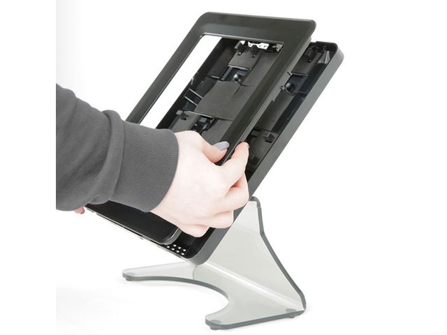 Porte-Tablette de comptoir ou de table | Contact EDIMETA - Présentoirs ...