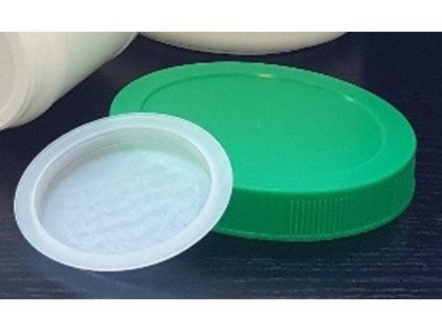 Pot Rond à Vis en PEHD blanc avec couvercle vissant de couleur et ...