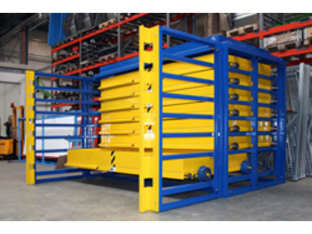 Rack à tôles, stockage tôles sur tiroirs | Contact SEGEMA