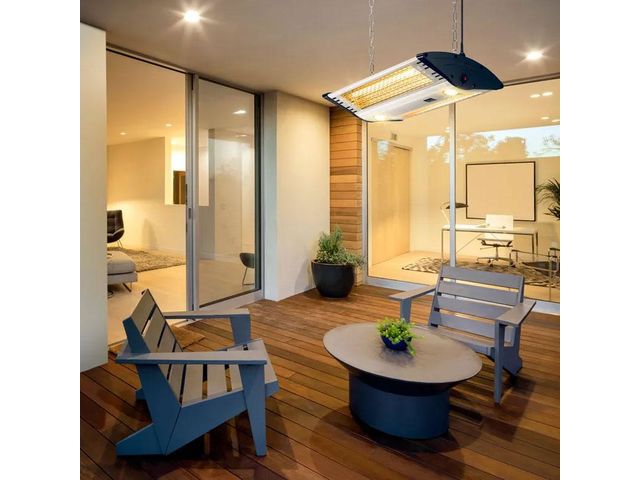 Radiant de plafond design électrique monophasé en aluminium IR 2000 C ...