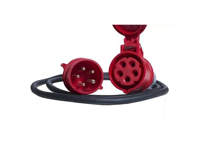 Rallonge professionnelle robuste longueur 2 m - Section 5 x 2,5 mm² ...