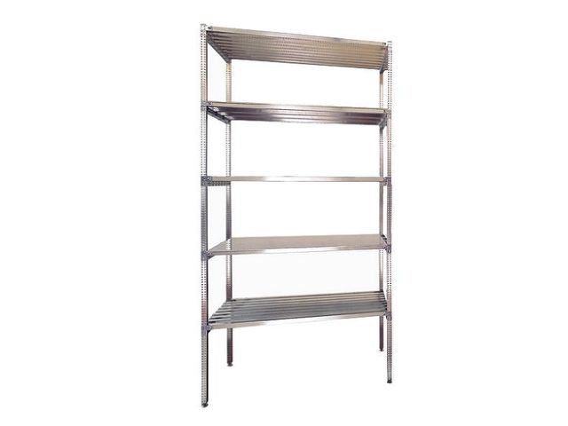 Rayonnage alimentaire inox à tablettes tubulaires | Contact Axess ...