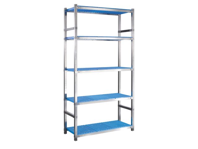 Rayonnage inox alimentaire kit départ L.97 x P.39 cm | Contact SETAM ...