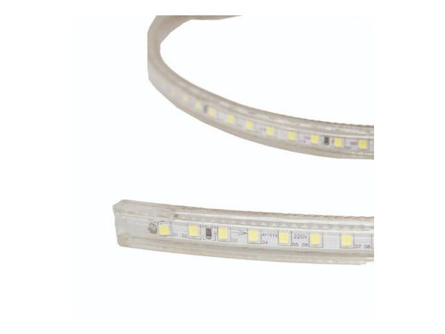 Ruban LED 220V 2835 IP65 120LED/m (au mètre) - Blanc Chaud 2300K ...