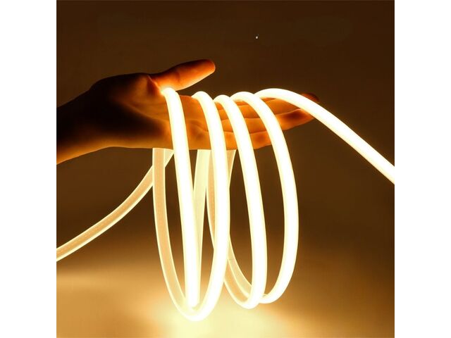 Ruban LED COB 220V AC Recoupable IP65 432LED/m - 20m / Blanc Chaud ...