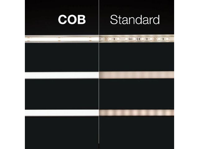 Ruban LED COB Milky 20M 48V IP67 504LED/m - Blanc Chaud 2300K - 3500K ...