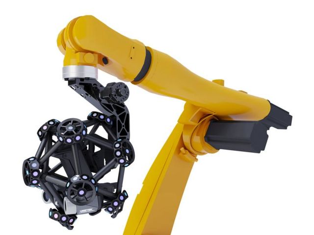 Scanner 3D optique monté sur robot : MetraSCAN 3D-R | Contact CREAFORM ...