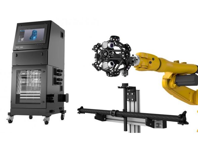 Scanner 3D optique monté sur robot : MetraSCAN 3D-R | Contact CREAFORM ...