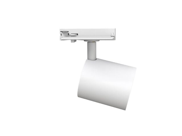 Spot LED sur Rail Blanc Monophasé 24W 36° TRIAC Dimmable - Blanc Neutre ...