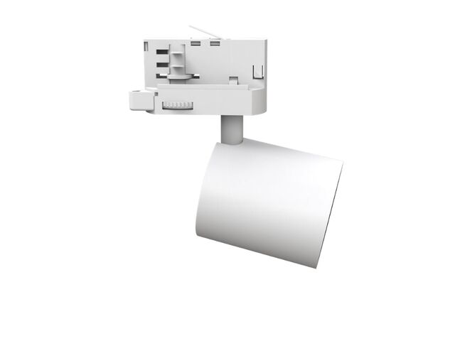 Spot LED sur Rail Blanc Triphasé 24W 36° TRIAC Dimmable - Blanc Neutre ...