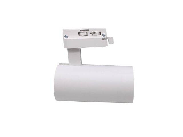 Spot LED sur Rail Monophasé CCT 20W 60° Blanc | Contact Silumen