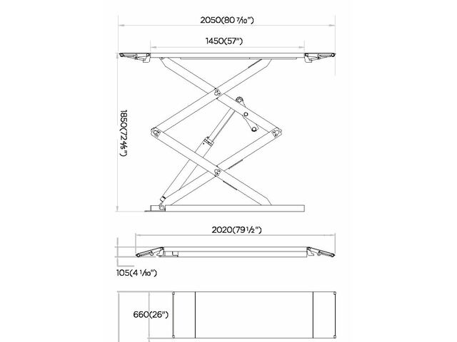 Table élévatrice 1500 kg 1850 mm MW-Tools TPSL2180 | Contact TORROS