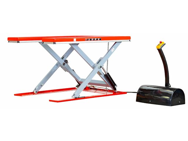 Table élévatrice à ciseaux 860mm 1000 kg type U 230V MW-Tools TPSL1151 ...
