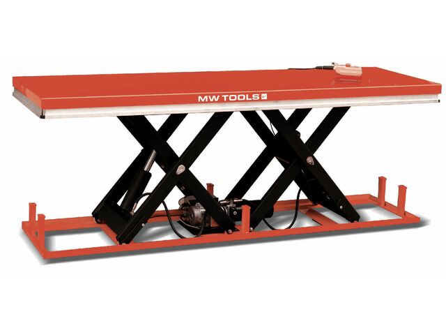Table élévatrice electrique 1000MM 2000KG 230V longueur 2500mm MW Tools ...