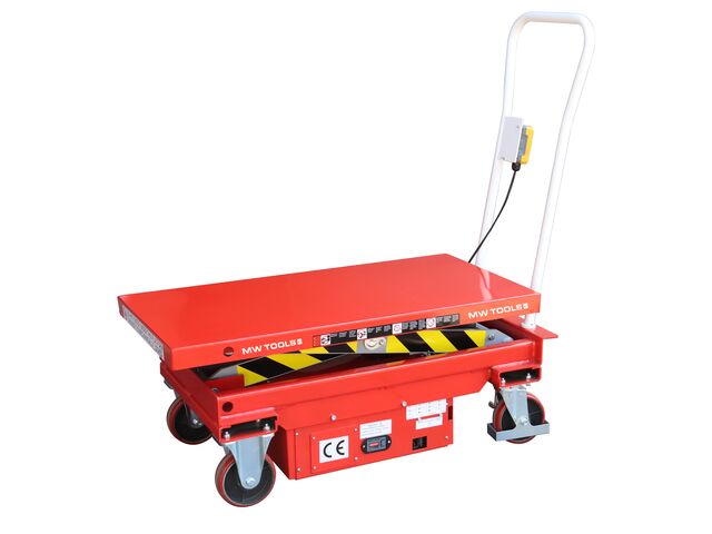 Table élévatrice électrique mobile 500 kg 1010x520mm Hauteur 950mm MW ...