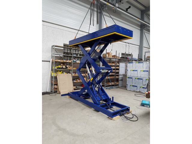 Table élévatrice fixe double ciseau 4 000 Kg | HLS INDUSTRIE | Contact ...