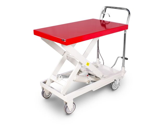 Table élévatrice hydraulique mobile à ciseaux 500 kg MW-Tools WT500 ...