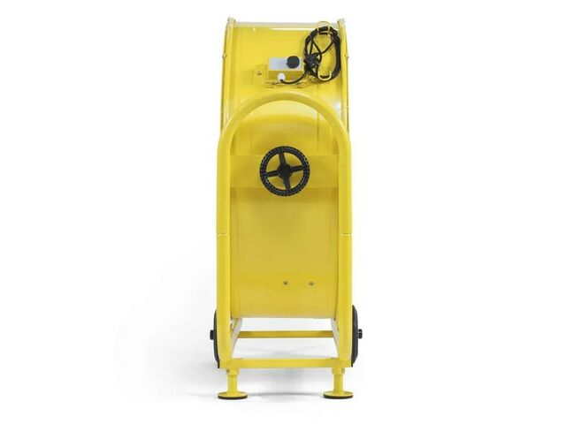 Ventilateur brasseur d'air mobile sur roulettes électrique monophasé ...