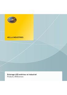 Catalogues HELLA | Produits industriels