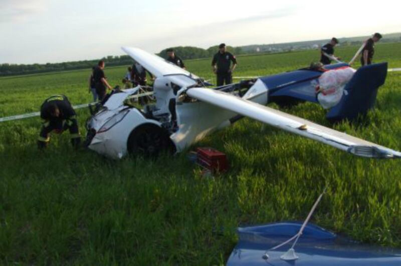 En images : La voiture volante Aeromobil victime de son premier crash